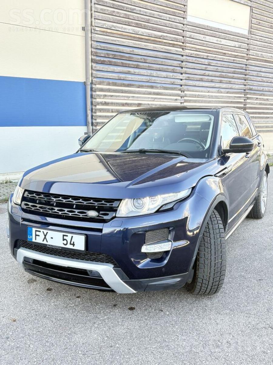 Zils Land Rover Range Rover Evoque 2014 Tukums, ar dzinēja tilpumu 2.20 L un nobraukumu 134 tūkst. km par 13900 €, foto 1 vietnē AUTOMOTO.COM.LV