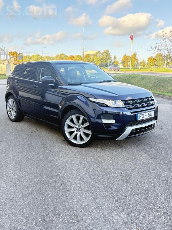 Land Rover Range Rover Evoque 2014 Tukums vietnē Zils Land Rover Range Rover Evoque 2014 Tukums, ar dzinēja tilpumu 2.20 L un nobraukumu 134 tūkst. km par 13900 €, foto 4 vietnē AUTOMOTO.COM.LV