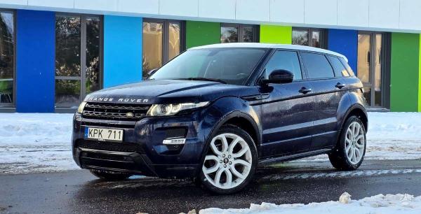 Zils Land Rover Range Rover Evoque 2015 Viļņa, ar dzinēja tilpumu 2.18 L un nobraukumu 199 tūkst. km par 14990 €, foto 2 vietnē AUTOMOTO.COM.LV