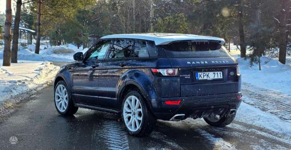 Zils Land Rover Range Rover Evoque 2015 Viļņa, ar dzinēja tilpumu 2.18 L un nobraukumu 199 tūkst. km par 14990 €, foto 8 vietnē AUTOMOTO.COM.LV