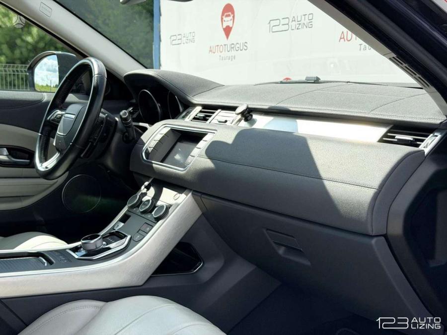 Blue Land Rover Range Rover Evoque 2016 in Taurage, with an engine capacity of 2.00 L and mileage of 101 thousand km for 10200 €, photo 15 on AUTOMOTO.COM.LV