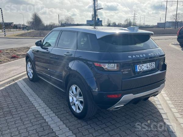 Blue Land Rover Range Rover Evoque 2016 in Riga, with an engine capacity of 2.00 L and mileage of 170 thousand km for 12500 €, photo 4 on AUTOMOTO.COM.LV