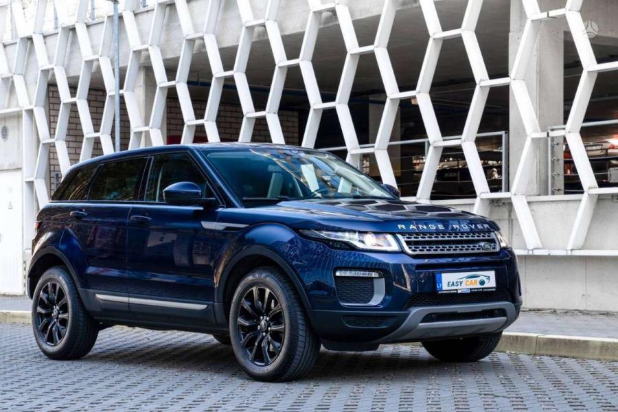 Blue Land Rover Range Rover Evoque 2017 in Vilnius, with an engine capacity of 2.00 L and mileage of 184 thousand km for 12300 €, photo 1 on AUTOMOTO.COM.LV