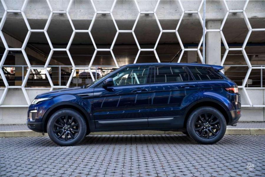Blue Land Rover Range Rover Evoque 2017 in Vilnius, with an engine capacity of 2.00 L and mileage of 184 thousand km for 12300 €, photo 5 on AUTOMOTO.COM.LV