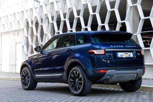 Blue Land Rover Range Rover Evoque 2017 in Vilnius, with an engine capacity of 2.00 L and mileage of 184 thousand km for 12300 €, photo 6 on AUTOMOTO.COM.LV