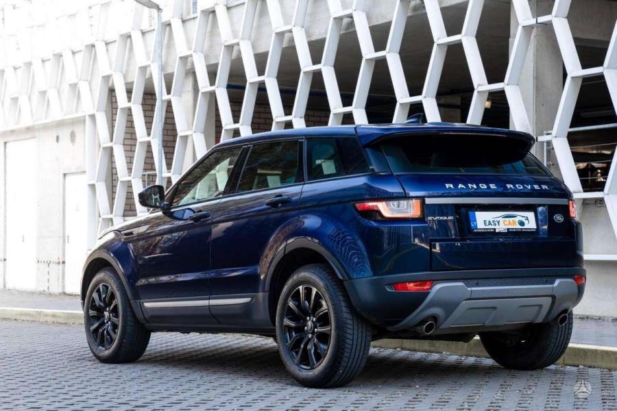 Blue Land Rover Range Rover Evoque 2017 in Vilnius, with an engine capacity of 2.00 L and mileage of 184 thousand km for 12300 €, photo 6 on AUTOMOTO.COM.LV