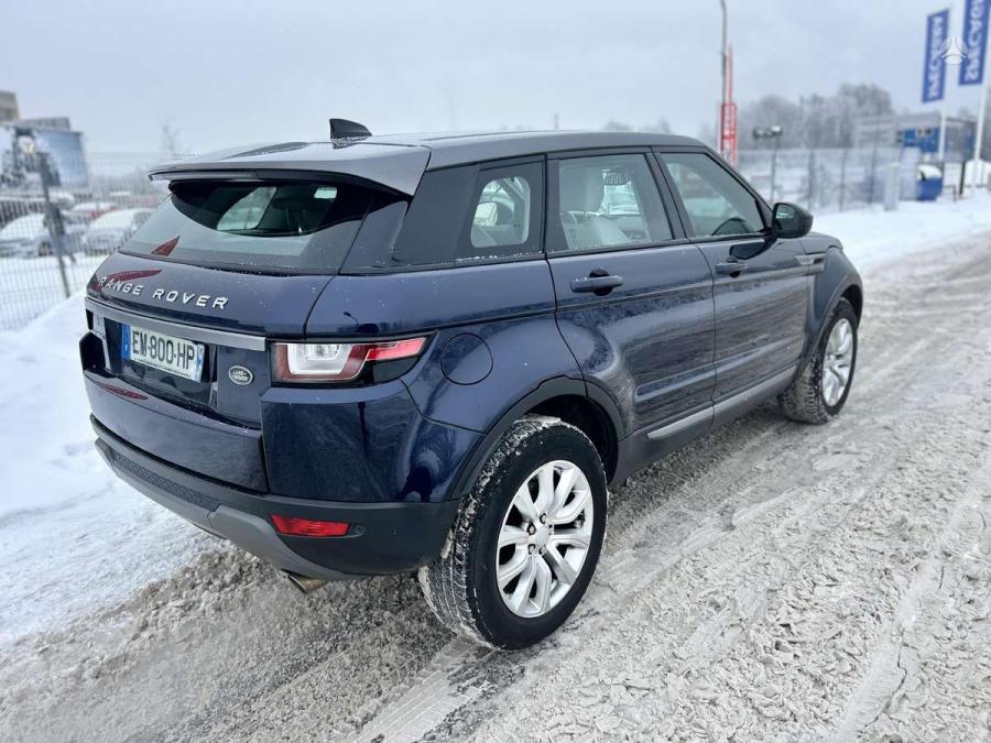Zils Land Rover Range Rover Evoque 2017 Panevēža, ar dzinēja tilpumu 2.00 L un nobraukumu 160 tūkst. km par 11098 €, foto 7 vietnē AUTOMOTO.COM.LV