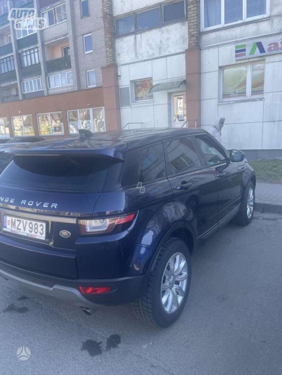 Blue Land Rover Range Rover Evoque 2017 in Telschi, with an engine capacity of 2.00 L and mileage of 116 thousand km for 12850 €, photo 3 on AUTOMOTO.COM.LV