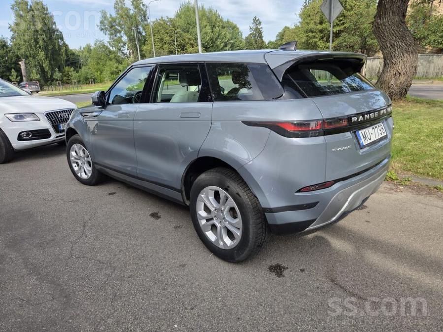Blue Land Rover Range Rover Evoque 2021 in Riga, with an engine capacity of 2.00 L and mileage of 34 thousand km for 26000 €, photo 4 on AUTOMOTO.COM.LV