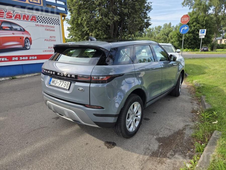 Blue Land Rover Range Rover Evoque 2021 in Riga, with an engine capacity of 2.00 L and mileage of 34 thousand km for 26000 €, photo 5 on AUTOMOTO.COM.LV