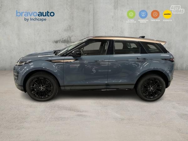 Blue Land Rover Range Rover Evoque 2025 in Vilnius, with an engine capacity of 2.00 L and mileage of 22 thousand km for 50900 €, photo 2 on AUTOMOTO.COM.LV