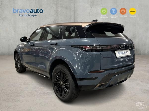 Blue Land Rover Range Rover Evoque 2025 in Vilnius, with an engine capacity of 2.00 L and mileage of 22 thousand km for 50900 €, photo 3 on AUTOMOTO.COM.LV