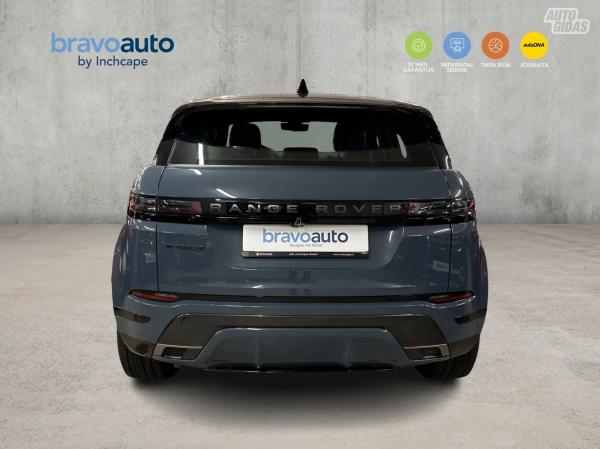 Blue Land Rover Range Rover Evoque 2025 in Vilnius, with an engine capacity of 2.00 L and mileage of 22 thousand km for 50900 €, photo 4 on AUTOMOTO.COM.LV