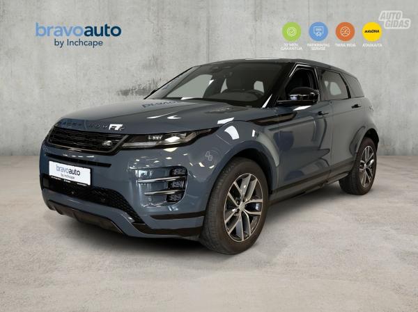 Blue Land Rover Range Rover Evoque 2025 in Vilnius, with an engine capacity of 2.00 L and mileage of 17 thousand km for 49990 €, photo 1 on AUTOMOTO.COM.LV