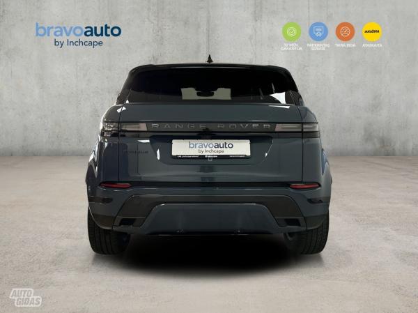 Blue Land Rover Range Rover Evoque 2025 in Vilnius, with an engine capacity of 2.00 L and mileage of 17 thousand km for 49990 €, photo 5 on AUTOMOTO.COM.LV