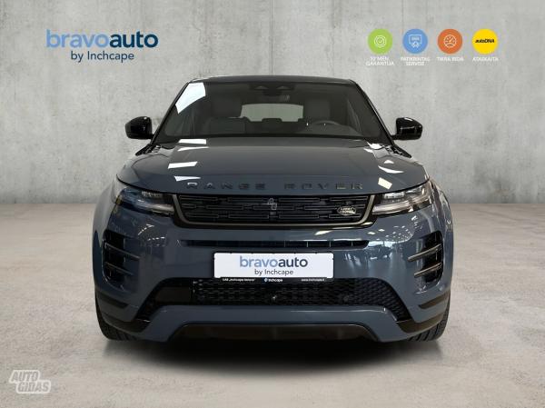Blue Land Rover Range Rover Evoque 2025 in Vilnius, with an engine capacity of 2.00 L and mileage of 17 thousand km for 49990 €, photo 9 on AUTOMOTO.COM.LV
