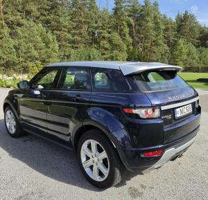 Blue Land Rover Range Rover Evoque 2015 in Nemencine, with an engine capacity of 2.18 L and mileage of 241 thousand km for 10500 €, photo 5 on AUTOMOTO.COM.LV