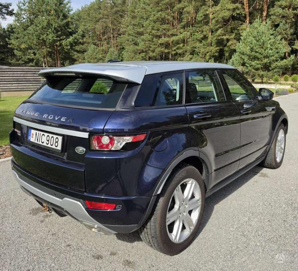 Zils Land Rover Range Rover Evoque 2015 Nemenčinė, ar dzinēja tilpumu 2.18 L un nobraukumu 241 tūkst. km par 10500 €, foto 6 vietnē AUTOMOTO.COM.LV