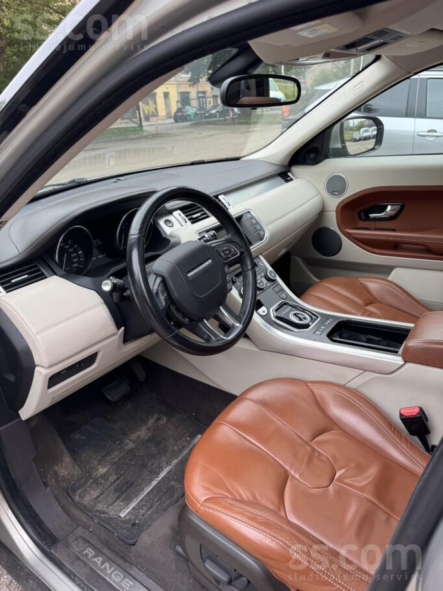Brown Land Rover Range Rover Evoque 2012 in Riga, with an engine capacity of 2.20 L and mileage of 186 thousand km for 6500 €, photo 8 on AUTOMOTO.COM.LV