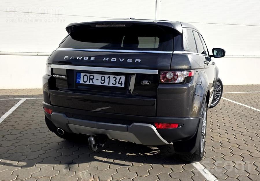 Brūns Land Rover Range Rover Evoque 2012 Rīga, ar dzinēja tilpumu 2.20 L un nobraukumu 215 tūkst. km par 10650 €, foto 9 vietnē AUTOMOTO.COM.LV