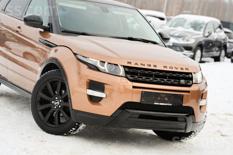 Brown Land Rover Range Rover Evoque 2014 in Jelgava, with an engine capacity of 2.20 L and mileage of 0 thousand km for 12500 €, photo 4 on AUTOMOTO.COM.LV