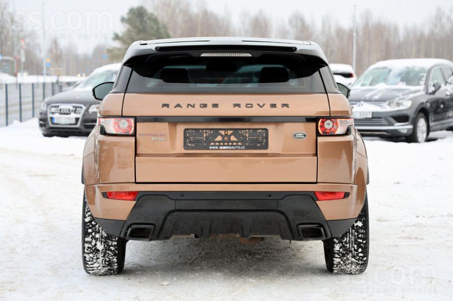 Brown Land Rover Range Rover Evoque 2014 in Jelgava, with an engine capacity of 2.20 L and mileage of 0 thousand km for 12500 €, photo 8 on AUTOMOTO.COM.LV