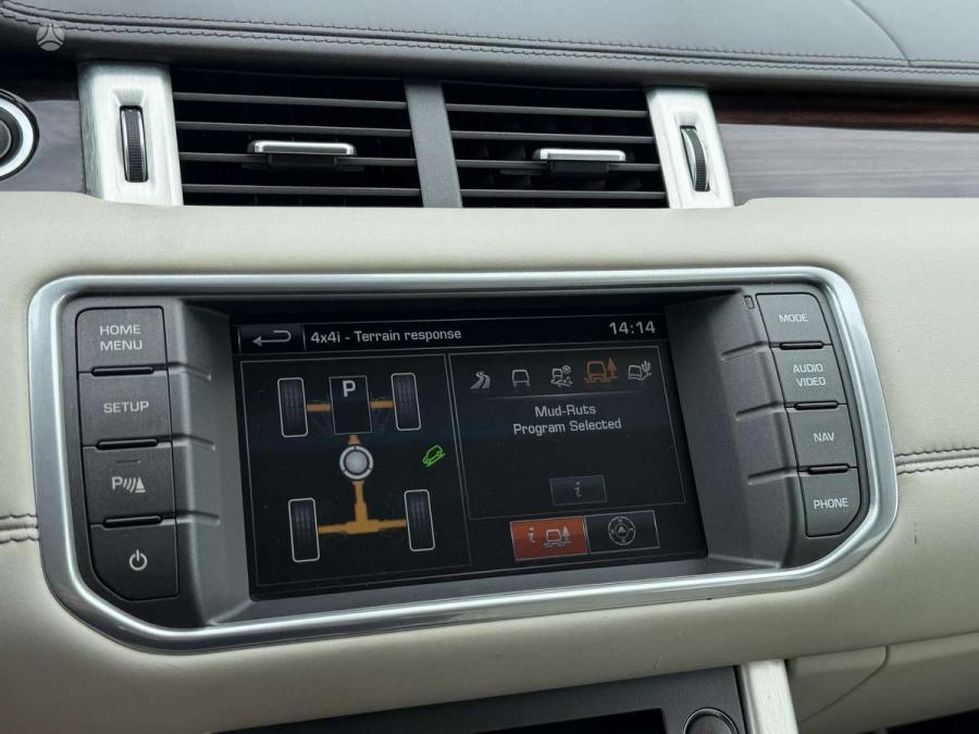 Brūns Land Rover Range Rover Evoque 2014 Utena, ar dzinēja tilpumu 2.18 L un nobraukumu 242 tūkst. km par 9750 €, foto 30 vietnē AUTOMOTO.COM.LV