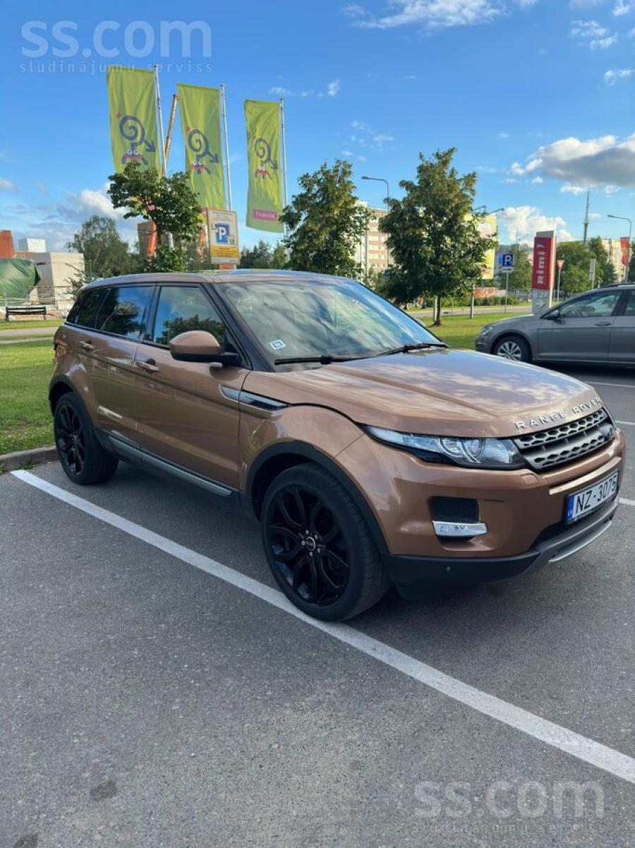 Brown Land Rover Range Rover Evoque 2015 in Riga, with an engine capacity of 2.20 L and mileage of 172 thousand km for 9500 €, photo 5 on AUTOMOTO.COM.LV