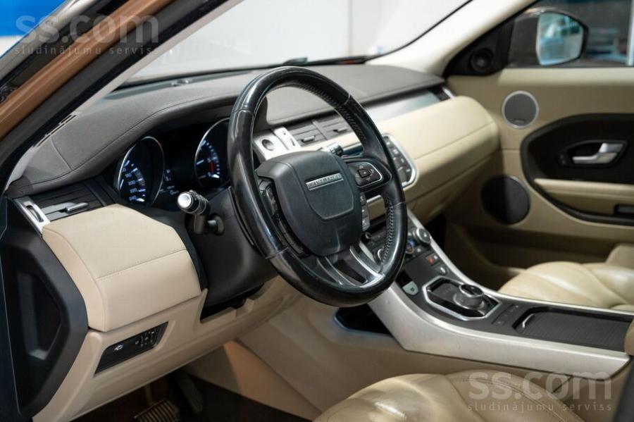 Brown Land Rover Range Rover Evoque 2015 in Riga, with an engine capacity of 2.20 L and mileage of 167 thousand km for 8990 €, photo 15 on AUTOMOTO.COM.LV