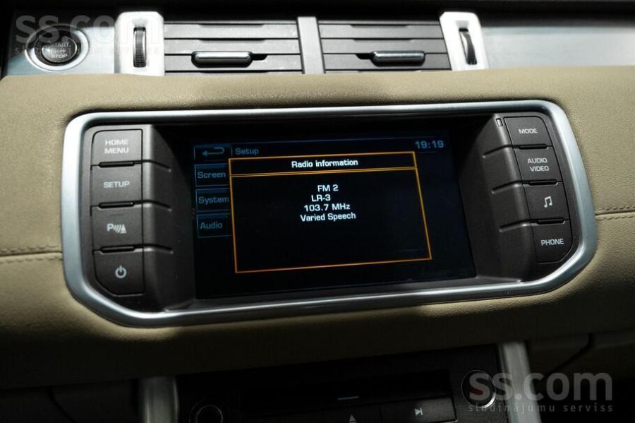 Brown Land Rover Range Rover Evoque 2015 in Riga, with an engine capacity of 2.20 L and mileage of 167 thousand km for 8990 €, photo 22 on AUTOMOTO.COM.LV