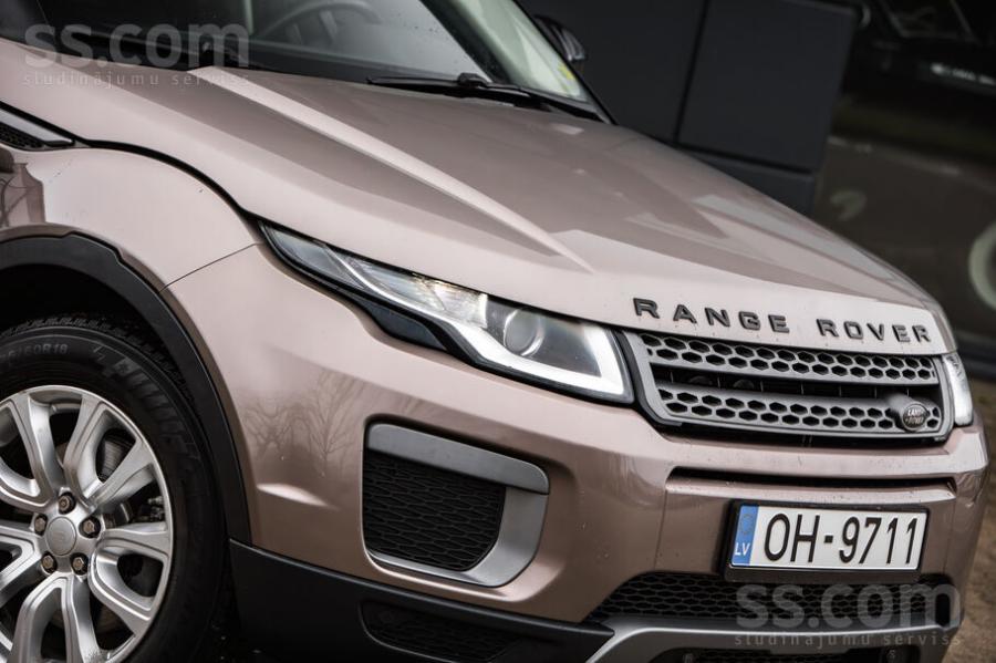 Brown Land Rover Range Rover Evoque 2016 in Jelgava, with an engine capacity of 2.00 L and mileage of 178 thousand km for 13999 €, photo 7 on AUTOMOTO.COM.LV