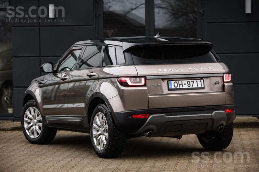 Brown Land Rover Range Rover Evoque 2016 in Jelgava, with an engine capacity of 2.00 L and mileage of 178 thousand km for 13999 €, photo 8 on AUTOMOTO.COM.LV