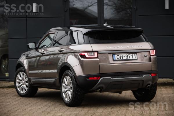 Brown Land Rover Range Rover Evoque 2016 in Jelgava, with an engine capacity of 2.00 L and mileage of 178 thousand km for 14999 €, photo 8 on AUTOMOTO.COM.LV