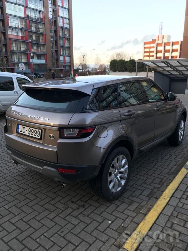 Brown Land Rover Range Rover Evoque 2017 in Riga, with an engine capacity of 2.00 L and mileage of 112 thousand km for 15000 €, photo 2 on AUTOMOTO.COM.LV