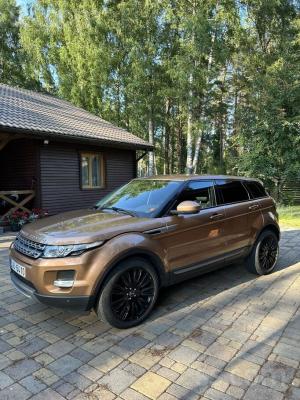 Brūns Land Rover Range Rover Evoque 2014 Rīga, ar dzinēja tilpumu 2.20 L un nobraukumu 171 tūkst. km par 10499 €, foto  vietnē AUTOMOTO.COM.LV
