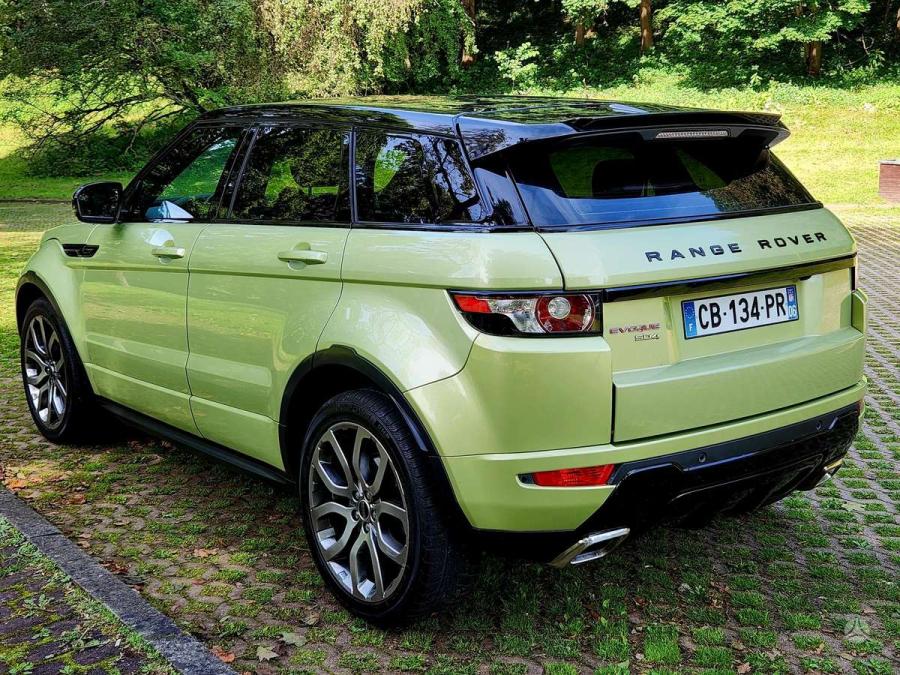 Land Rover Range Rover Evoque 2012 Viļņa, ar dzinēja tilpumu 2.20 L un nobraukumu 207 tūkst. km par 11600 €, foto 41 vietnē AUTOMOTO.COM.LV