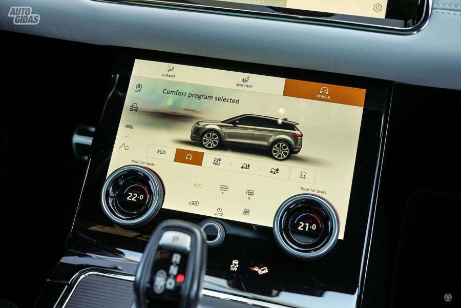 Land Rover Range Rover Evoque 2022 Kauņa, ar dzinēja tilpumu 2.00 L un nobraukumu 57 tūkst. km par 29950 €, foto 24 vietnē AUTOMOTO.COM.LV