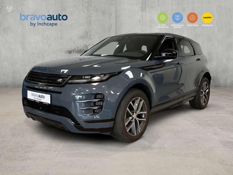Land Rover Range Rover Evoque 2025 Viļņa, ar dzinēja tilpumu 2.00 L un nobraukumu 16 tūkst. km par 52500 €, foto 1 vietnē AUTOMOTO.COM.LV