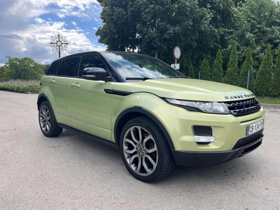 Green Land Rover Range Rover Evoque 2012 in Taurage, with an engine capacity of 2.18 L and mileage of 207 thousand km for 9700 €, photo 4 on AUTOMOTO.COM.LV