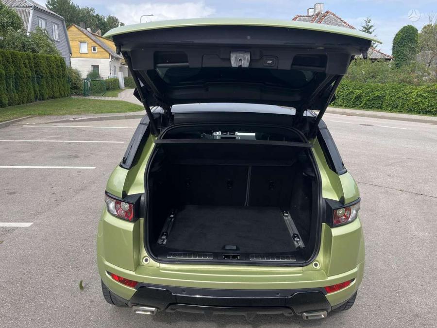Green Land Rover Range Rover Evoque 2012 in Taurage, with an engine capacity of 2.18 L and mileage of 207 thousand km for 9700 €, photo 10 on AUTOMOTO.COM.LV