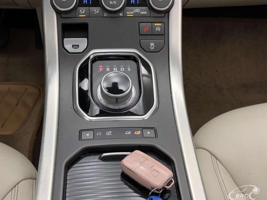 Green Land Rover Range Rover Evoque 2015 in Vilnius, with an engine capacity of 2.18 L and mileage of 292 thousand km for 11900 €, photo 19 on AUTOMOTO.COM.LV