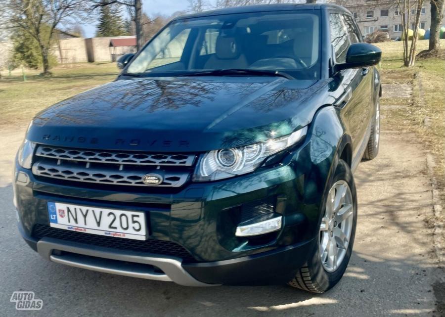 Green Land Rover Range Rover Evoque 2015 in Kupiskis, with an engine capacity of 2.20 L and mileage of 147 thousand km for 10000 €, photo 1 on AUTOMOTO.COM.LV