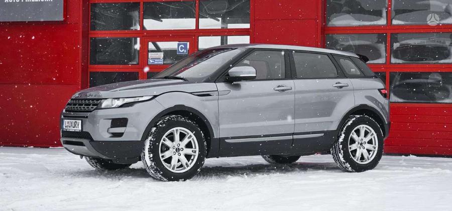 Grey Land Rover Range Rover Evoque 2012 in Marijampole, with an engine capacity of 2.18 L and mileage of 190 thousand km for 8555 €, photo 4 on AUTOMOTO.COM.LV