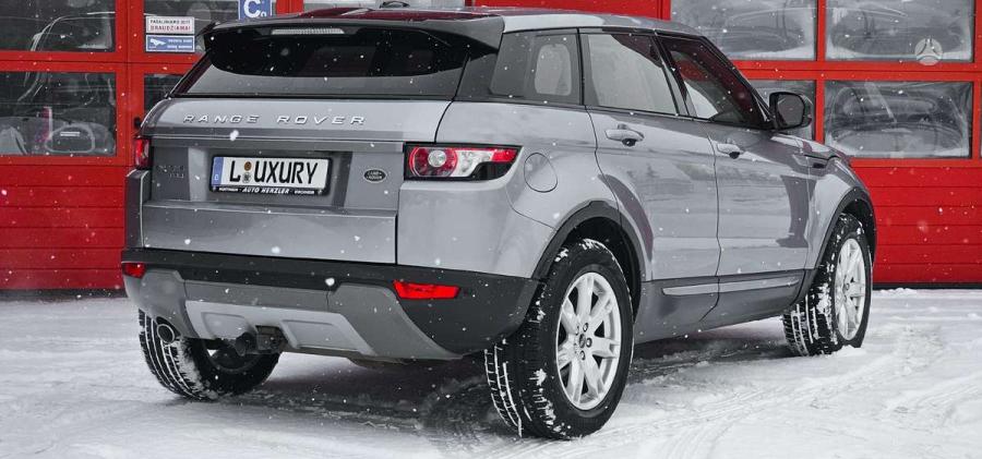 Grey Land Rover Range Rover Evoque 2012 in Marijampole, with an engine capacity of 2.18 L and mileage of 190 thousand km for 8555 €, photo 8 on AUTOMOTO.COM.LV