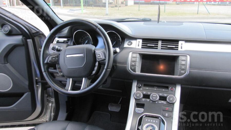 Pelēks Land Rover Range Rover Evoque 2012 Rīga, ar dzinēja tilpumu 2.20 L un nobraukumu 214 tūkst. km par 11550 €, foto 16 vietnē AUTOMOTO.COM.LV
