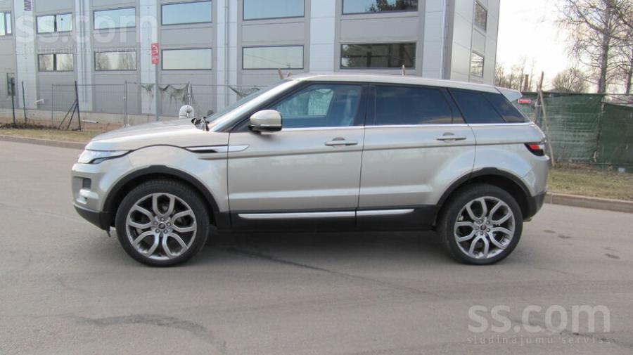 Pelēks Land Rover Range Rover Evoque 2012 Rīga, ar dzinēja tilpumu 2.20 L un nobraukumu 214 tūkst. km par 11550 €, foto 21 vietnē AUTOMOTO.COM.LV