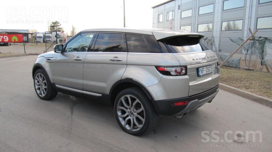 Pelēks Land Rover Range Rover Evoque 2012 Rīga, ar dzinēja tilpumu 2.20 L un nobraukumu 214 tūkst. km par 11550 €, foto 22 vietnē AUTOMOTO.COM.LV