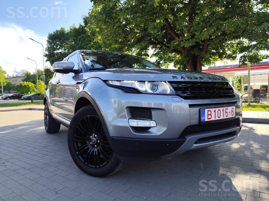 Pelēks Land Rover Range Rover Evoque 2012 Rēzekne, ar dzinēja tilpumu 2.20 L un nobraukumu 203 tūkst. km par 10990 €, foto 1 vietnē AUTOMOTO.COM.LV