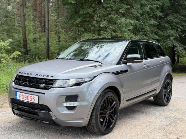 Pelēks Land Rover Range Rover Evoque 2012 Utena, ar dzinēja tilpumu 2.18 L un nobraukumu 235 tūkst. km par 9750 €, foto 1 vietnē AUTOMOTO.COM.LV