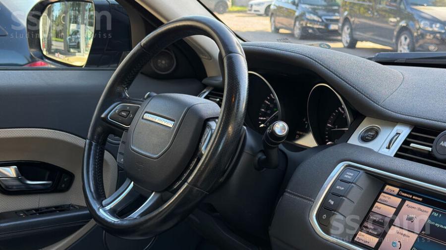 Pelēks Land Rover Range Rover Evoque 2012 Daugavpils, ar dzinēja tilpumu 2.20 L un nobraukumu 275 tūkst. km par 11250 €, foto 26 vietnē AUTOMOTO.COM.LV